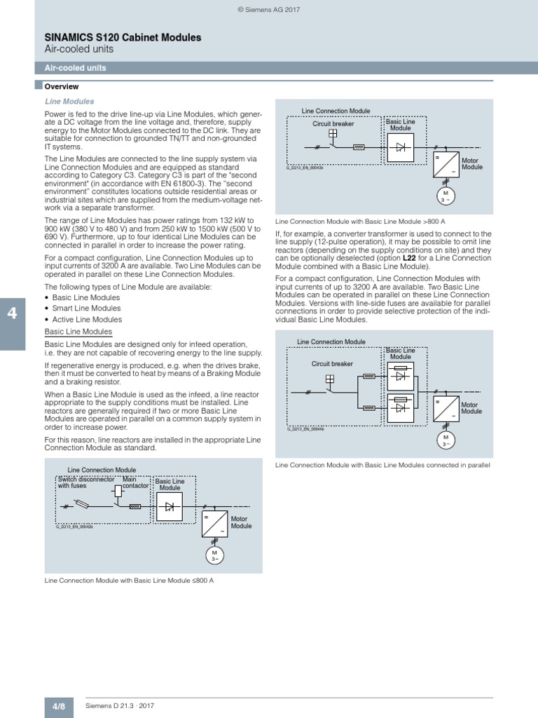 Catalog d21 3-Sinamics s120 | PDF | Electric Motor | Components