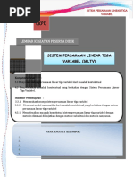 Modul Ajar SPLTV Dan SPTLDV | PDF | Karier & Perkembangan