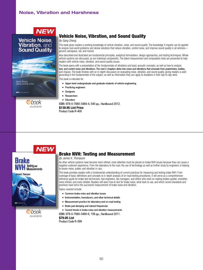 NVH PDF | PDF | Engineering | Vehicle Technology