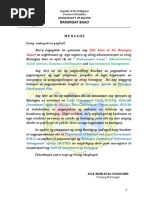 Sample PB Message in BDP | PDF