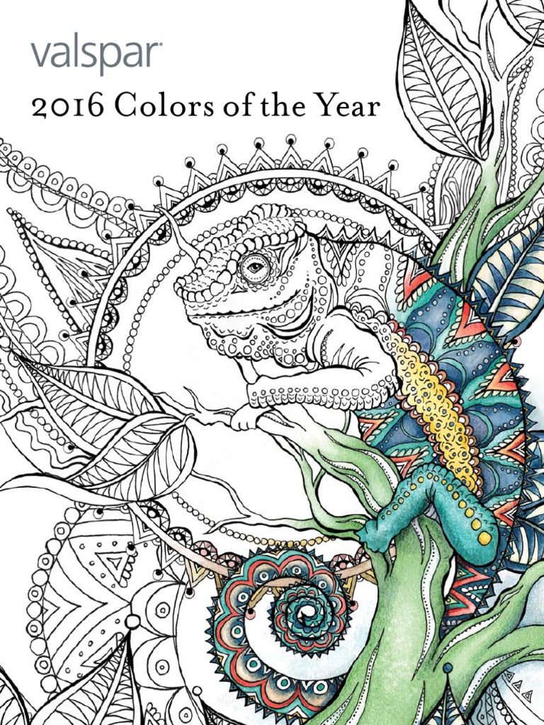 Colors of The Year Coloring Book PDF | PDF | Computer Graphics | Image ...