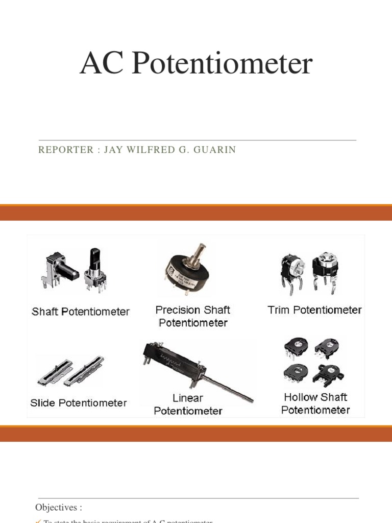 AC Potentiometer | PDF | Measuring Instrument | Electromagnetism