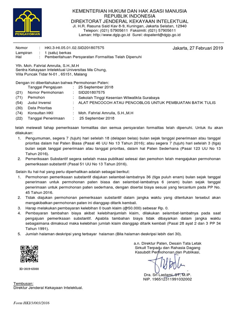 Paten Sederhana | PDF