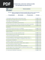 Escala M Chat | PDF | Cuestionario | Ocio