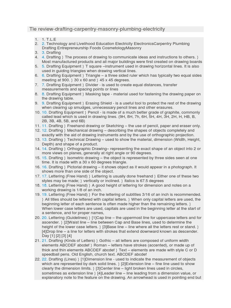 Tle Review | PDF | Capacitor | Electric Current