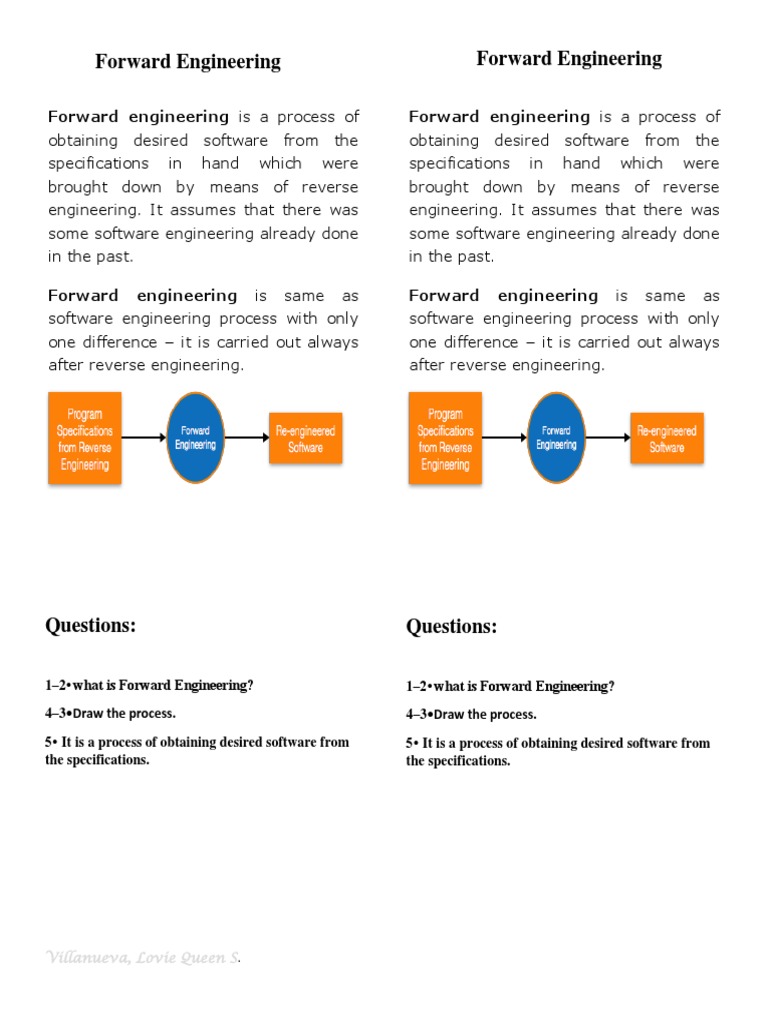 Forward Engineering Forward Engineering | PDF