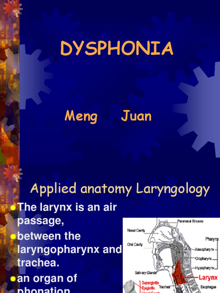 An In-Depth Exploration of Dysphonia: Causes, Symptoms, and Treatment ...