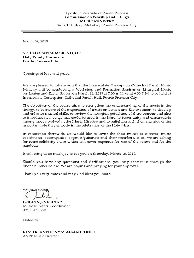 Invitation For Workshop 1 | PDF