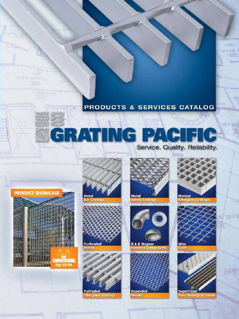 Grating Catalog PDF | Download Free PDF | Stairs | Welding