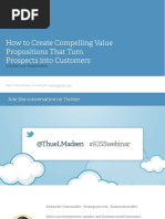 The Value Proposition Canvas - Official Template From Strategyzer | PDF