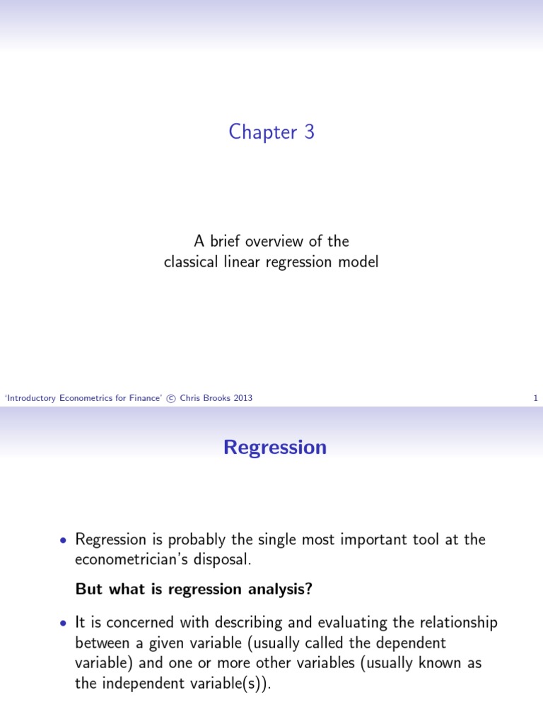 Econometrics Pdf Ordinary Least Squares Standard Error