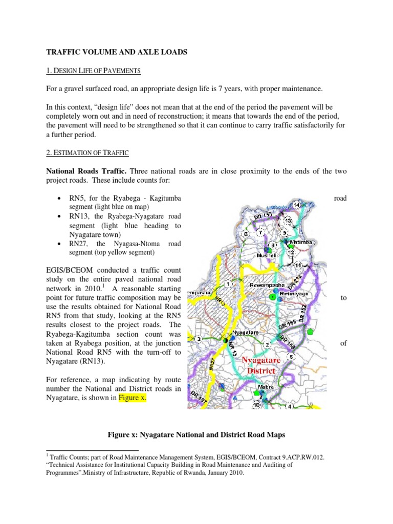 Traffic and Axle Load Estimation-Ok | PDF | Road | Road Surface
