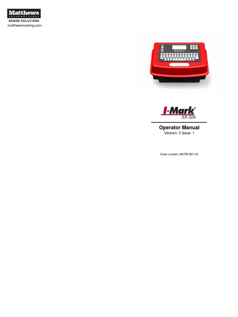 SX32e OM PDF | PDF | Computer Keyboard | Printer (Computing)