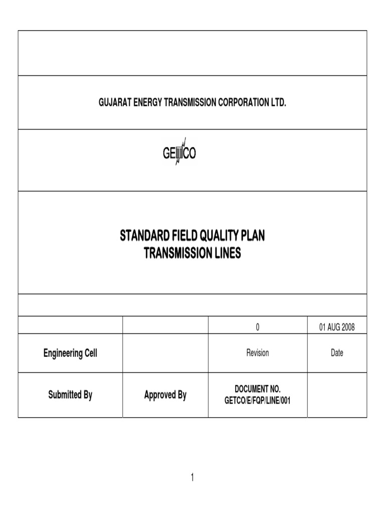 8 Field Quality Plan | PDF | Deep Foundation | Specification (Technical ...