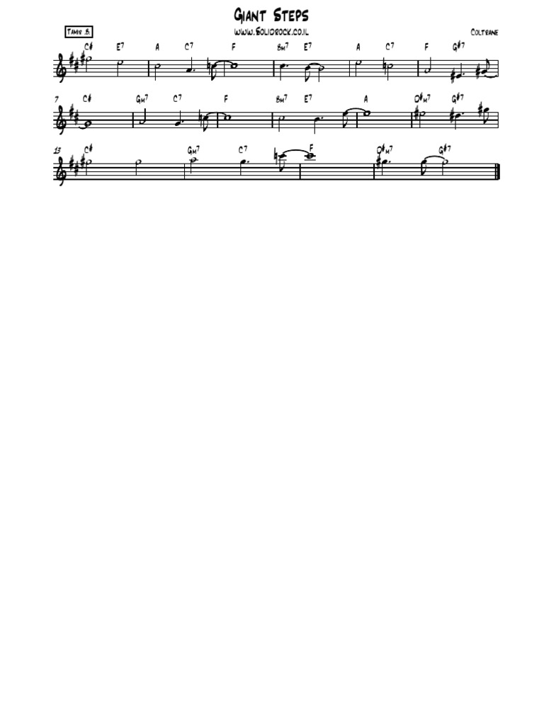 Giant Steps BB PDF | PDF