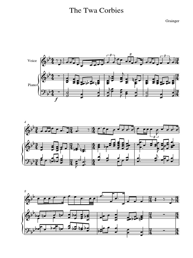 The Twa Corbies | PDF | Performing Arts | Mass Media