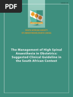(ASRA) Guidelines Neuraxial and Anticoagulation | PDF
