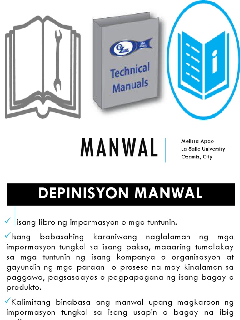 Manwal Final | PDF