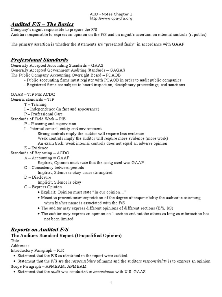 CPA Audit Notes PDF | PDF | Financial Audit | Audit