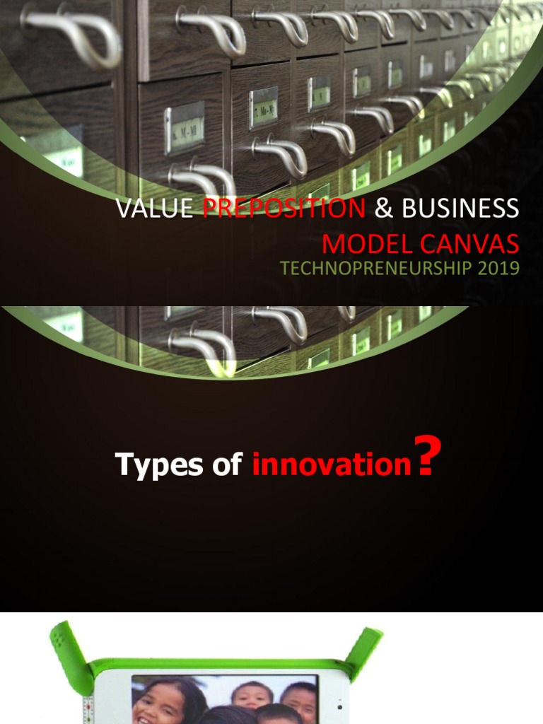 Value & Business: Preposition Model Canvas | Download Free PDF ...