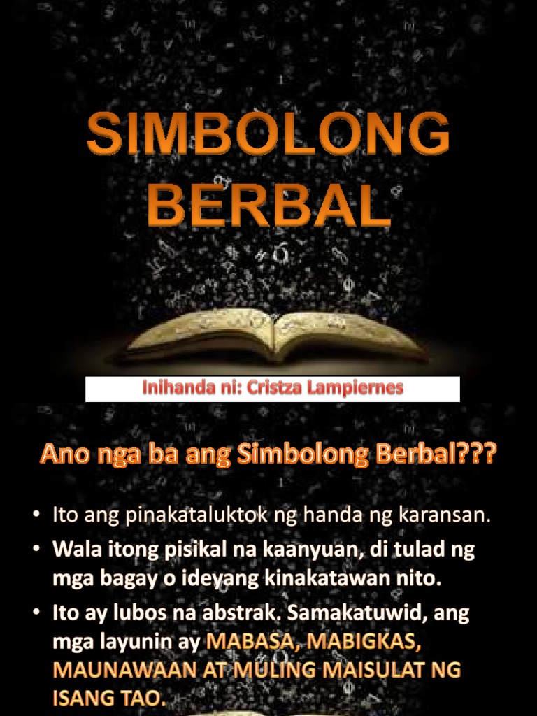 Simbolong Berbal | PDF