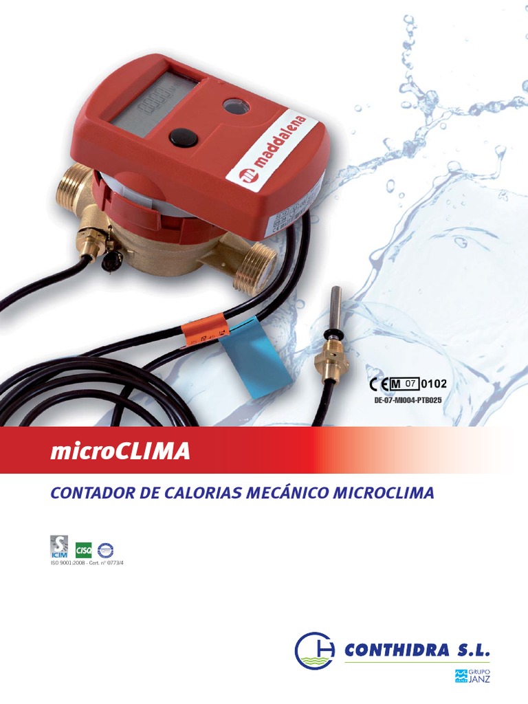 Contador Microclima | PDF | Caldera | Temperatura