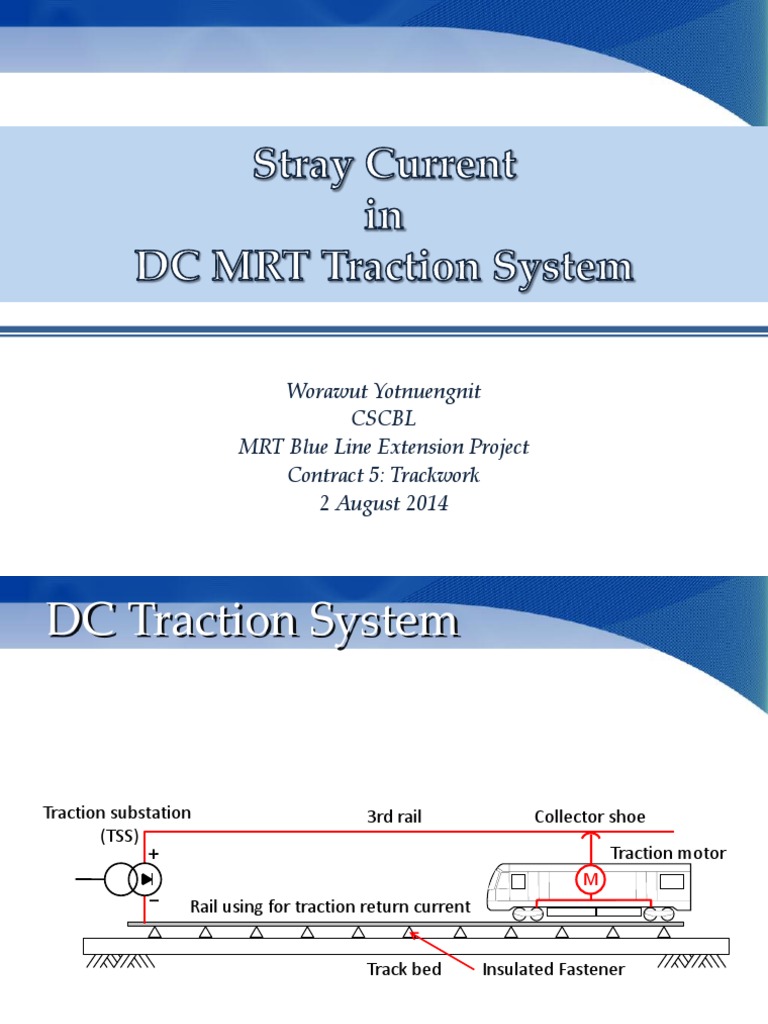 Stray Current in MRT Traction System | PDF