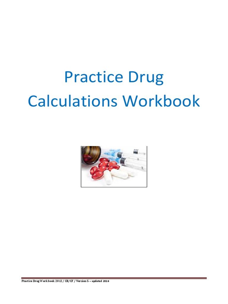 Drug Calculation | Download Free PDF | Intravenous Therapy | Mole (Unit)
