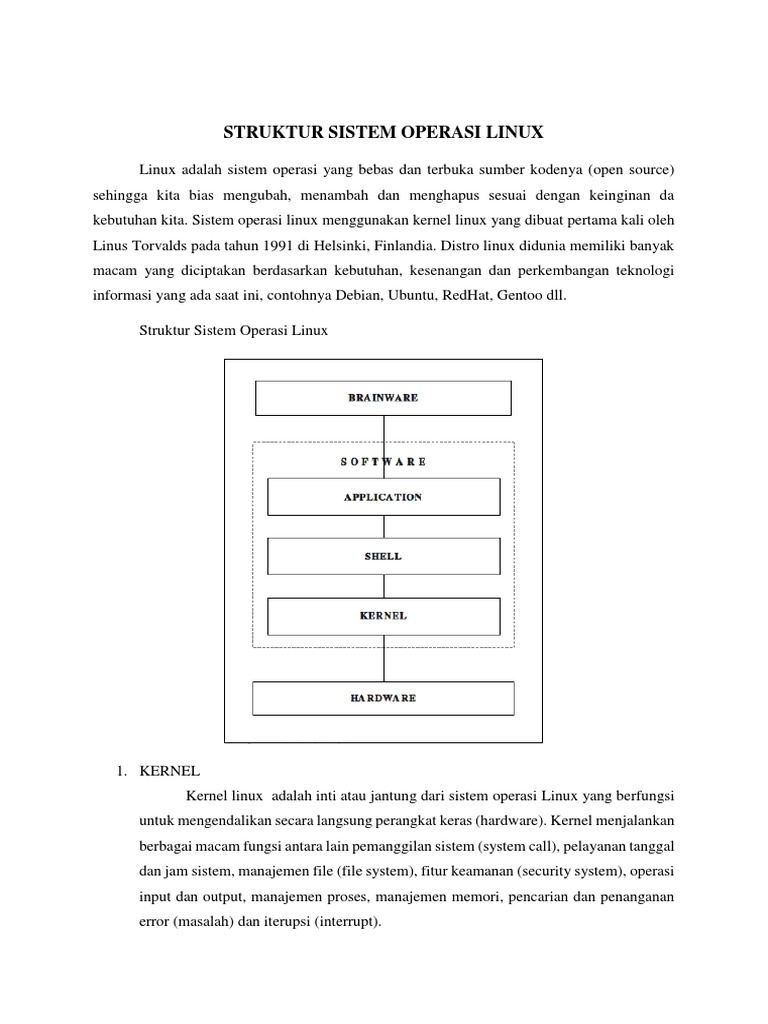 Struktur SO Linux | PDF