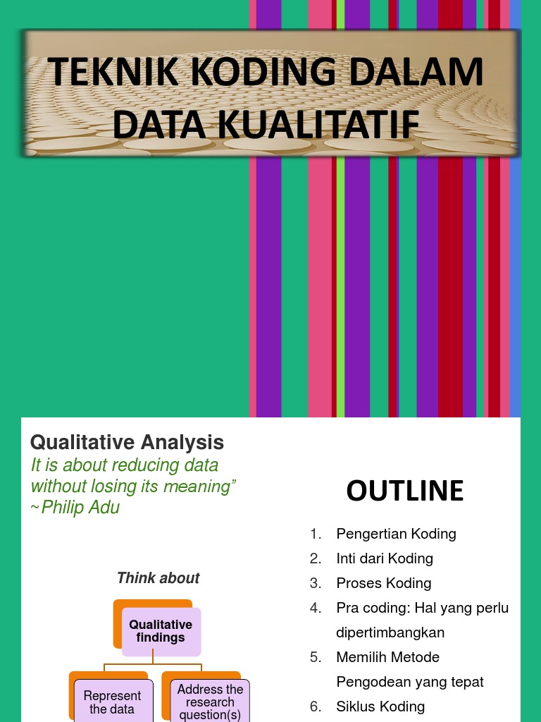 Teknik Koding Data Kualitatif | PDF | Karier & Perkembangan