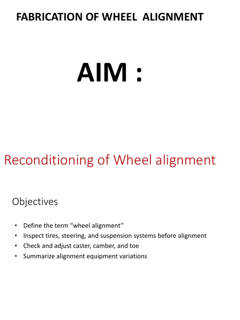 Wheel Align | PDF | Tire | Steering