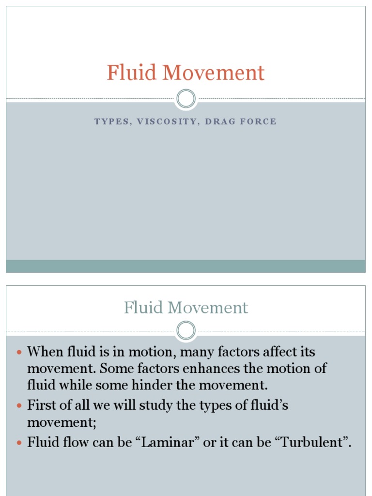 Understanding Fluid Drag Forces | PDF | Drag (Physics) | Fluid Dynamics
