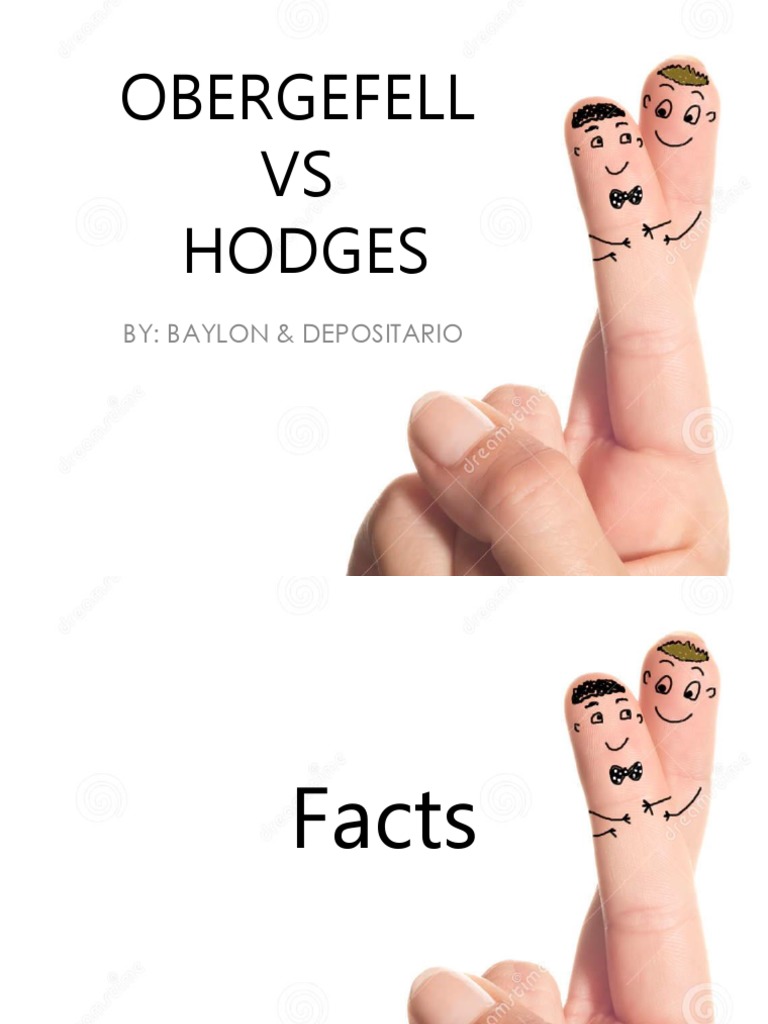 Obergefell Vs Hodges | PDF | Obergefell V. Hodges | Fourteenth ...