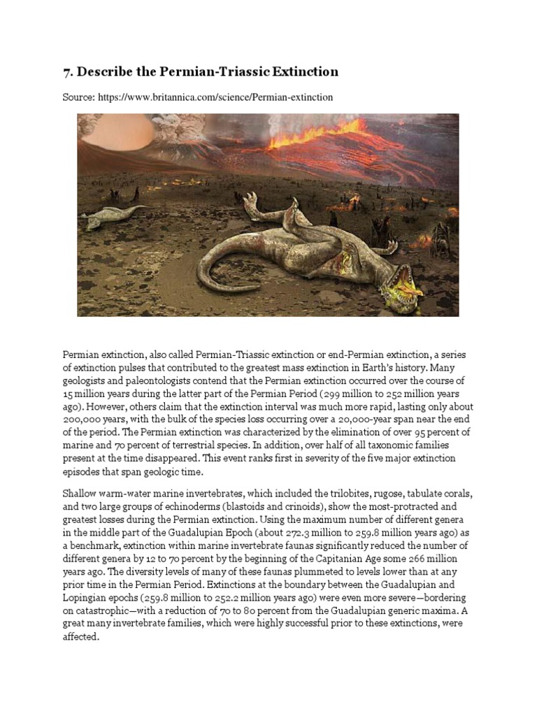 Triassic Period Extinc | PDF | Geologic Time Scale | Geology