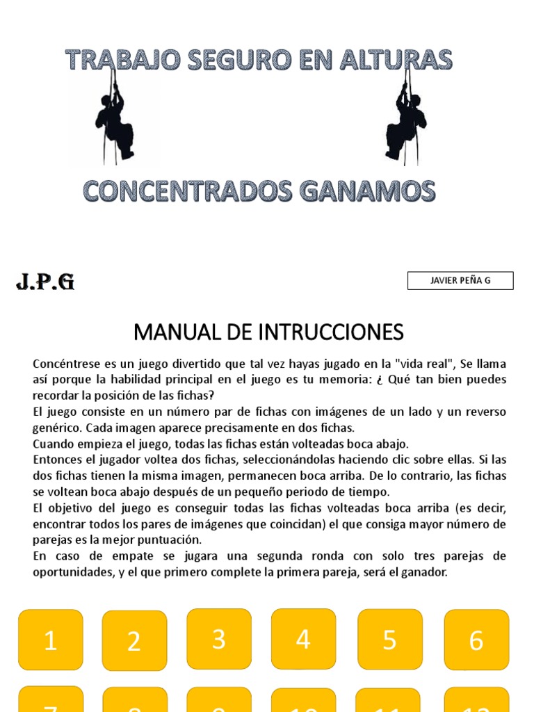 Juego Didactico Concentrese | PDF