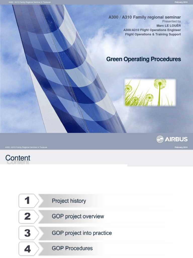 Airbus Green Operating Procedures | PDF | Airbus | Aviation