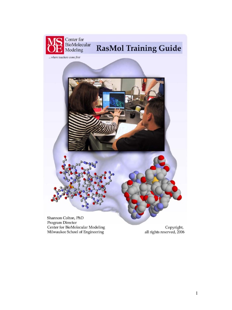 Rasmol | PDF | Protein Data Bank | Biomolecular Structure