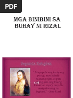 Ang Mga Babae Sa Buhay Ni Rizal | PDF