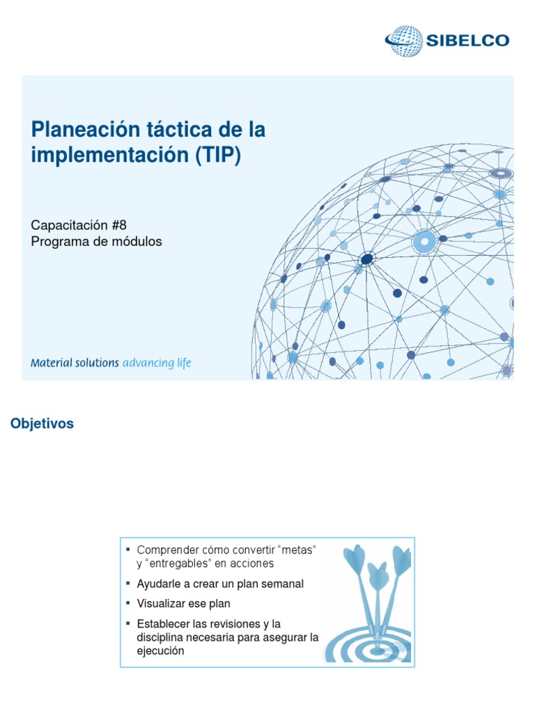 Tactical Implementation Planning (TIP) SPA V1 | PDF | Té | Responsabilidad