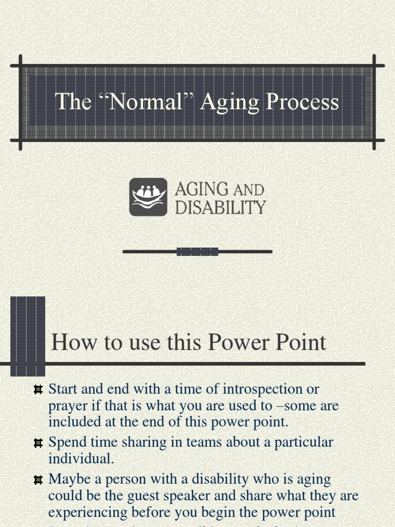 Normal Aging Process | PDF | Sleep | Major Depressive Disorder