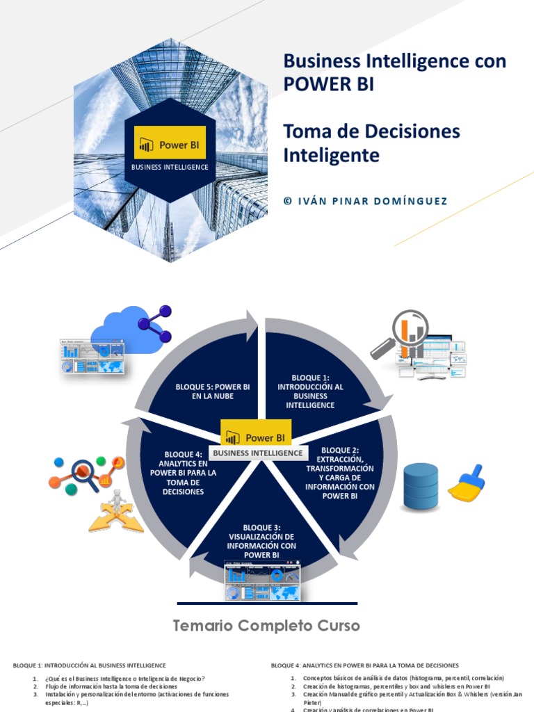 Curso Business Intelligence Con POWER BI - Toma de Decisiones Inteligente | PDF | Tecnologías de ...