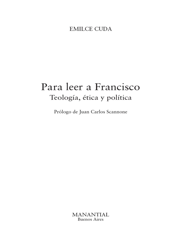 Emilce Cuda - para Leer A Francisco | PDF | Papa Francisco | Papa