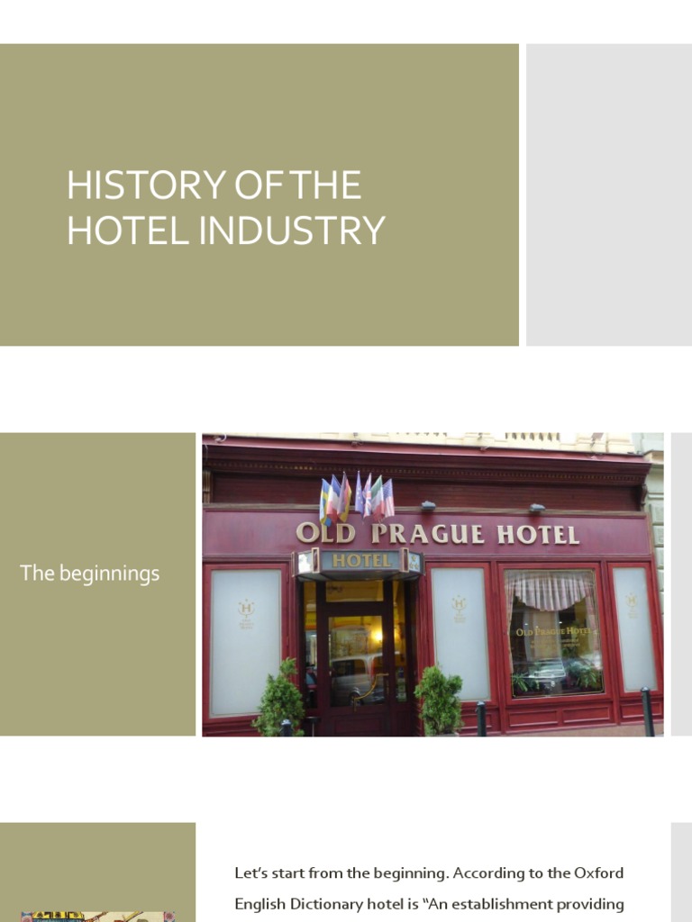 HISTORY OF THE HOTEL INDUSTRY.pptx | Hotel | Inn
