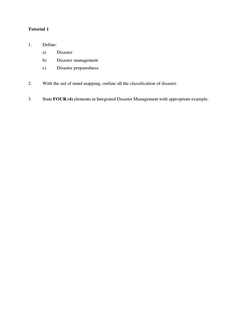 Tutorial 1 PDF | PDF