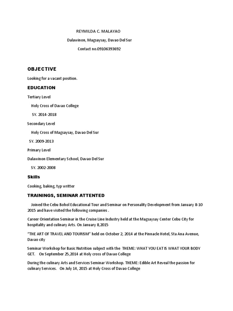 Resume MEL | PDF | Career & Growth | Wellness