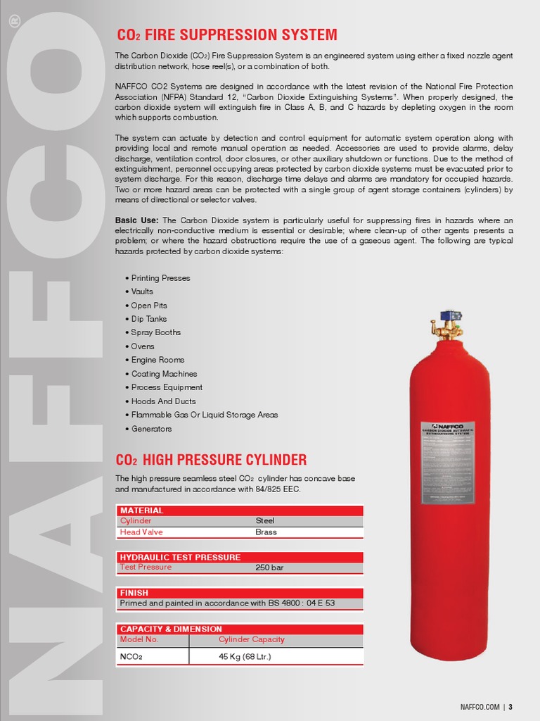 Co2 System Cylinder Valve Assembly PDF | PDF | Valve | Firefighting
