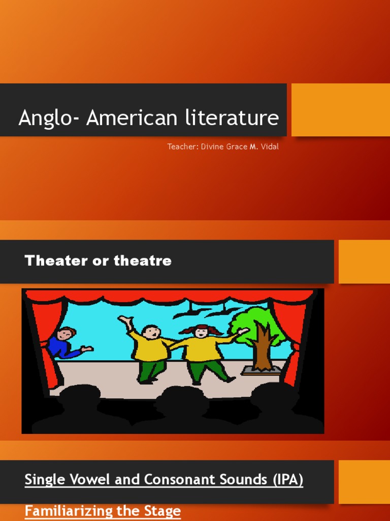 Anglo - American Literature | PDF | Syllable | Stress (Linguistics)