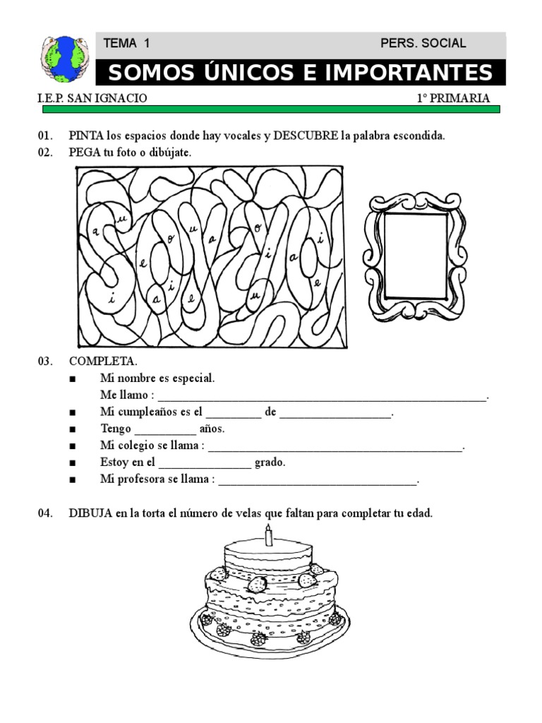 Somos Unicos e Importantes | PDF | Américas | Salón de clases
