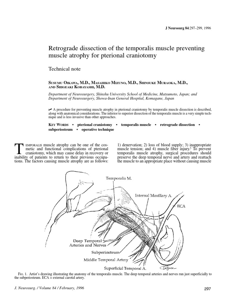 Preventing Temporalis Atrophy | PDF | Human Anatomy | Human Head And Neck