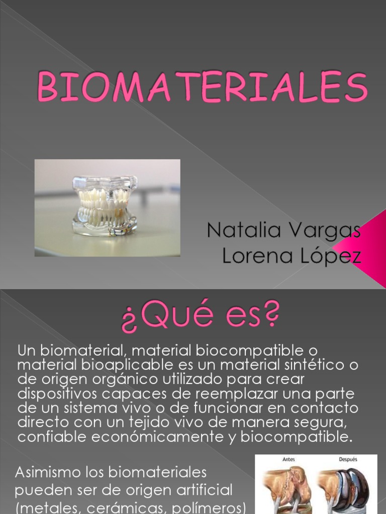 Biomateriales | Biomaterial | Química